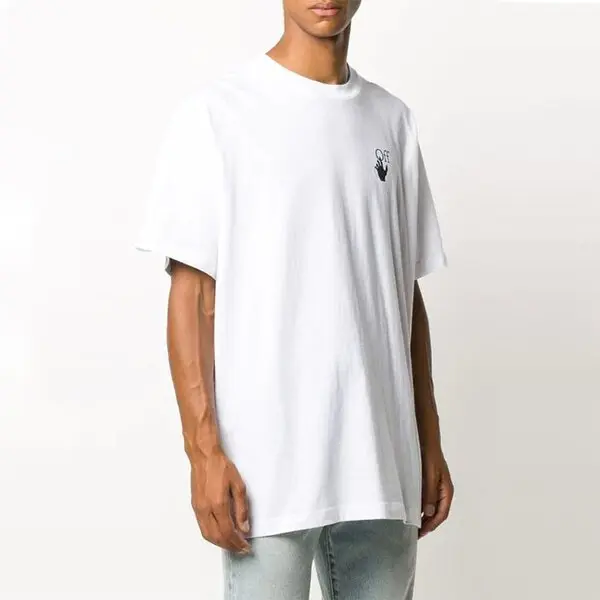 Off-White Fw20 Human Skeleton Arrow Short-sleeve Tee - White