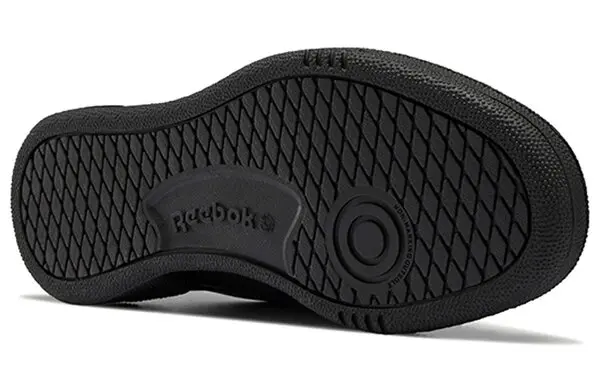 REEBOK Maison Margiela X Club C Trompe-l'oeil Leather Sneakers - Black