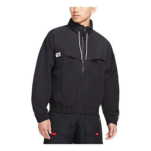 JORDAN Air Jumpman Light Woven Sports Jacket - Black