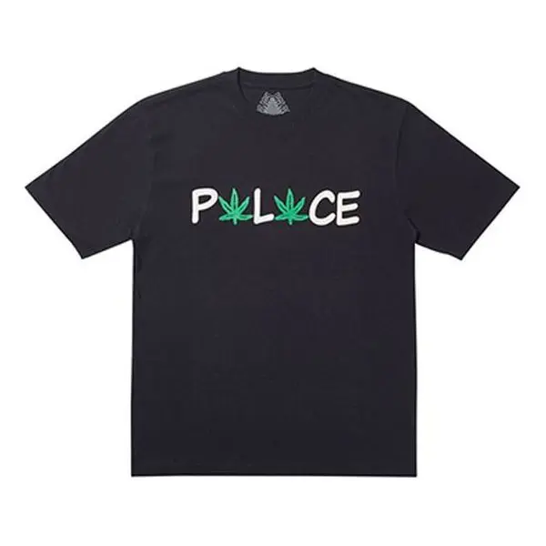 PALACE Pwlwce T-shirt Asaba Slogan Short-sleeve - Black