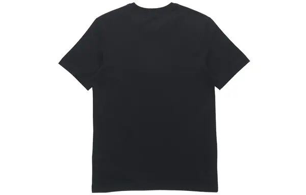 JORDAN Burst Crack Basketball Sports Short Sleeve T-shirt - Black