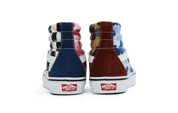 VANS Bape X Sk8-hi 36 Dx 'multi Camo - Black/white/blue