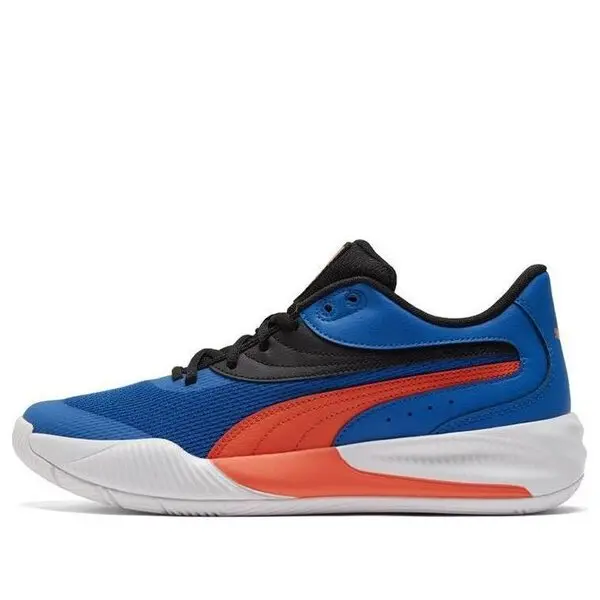PUMA Triple Basketball Low Top Sneakers - Blue/orange/white