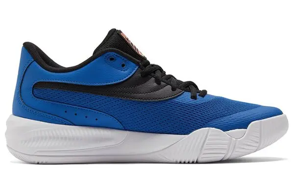 PUMA Triple Basketball Low Top Sneakers - Blue/orange/white