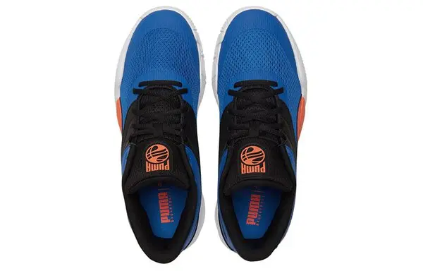 PUMA Triple Basketball Low Top Sneakers - Blue/orange/white