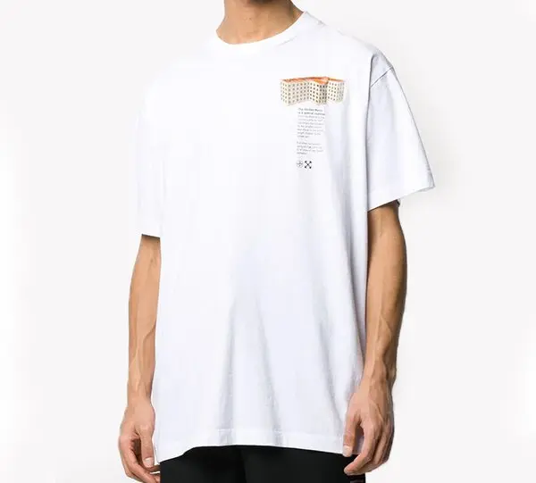 Off-White Ss20 Rationalism Print Short-sleeved Oversized
