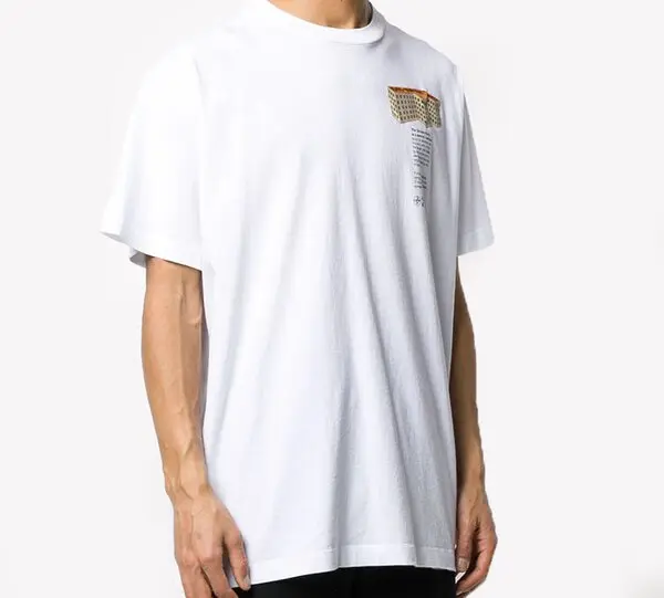 Off-White Ss20 Rationalism Print Short-sleeved Oversized