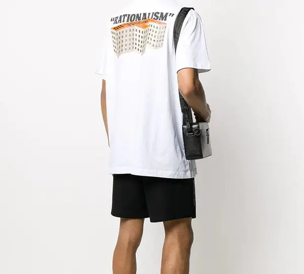 Off-White Ss20 Rationalism Print Short-sleeved Oversized