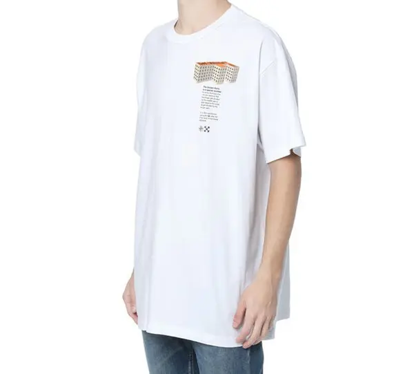 Off-White Ss20 Rationalism Print Short-sleeved Oversized - White
