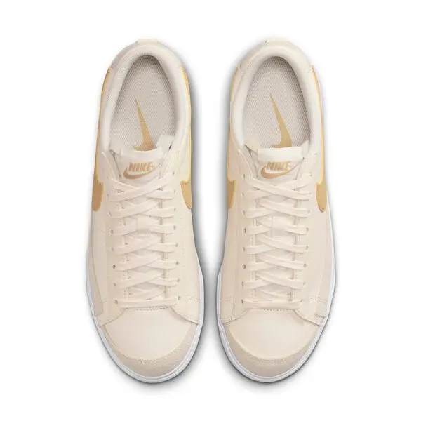 Nike Blazer Low Platform Sneakers - Beige/gold
