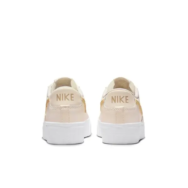 Nike Blazer Low Platform Sneakers - Beige/gold