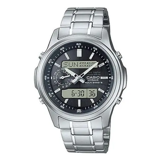 Casio Lineage Solar Powered Analog Watch - Black