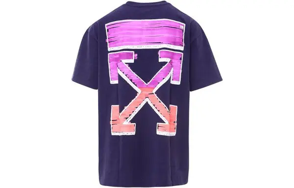 Off-White Astral Aura" Marker Over Tee - Purple