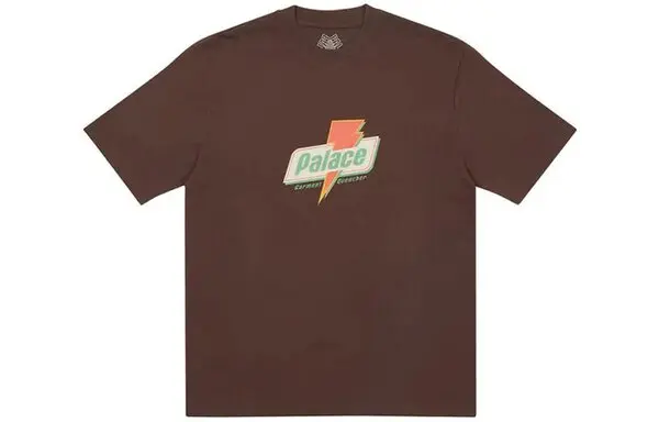 PALACE Sugar T-shirt Logo Short Sleeve - Brown