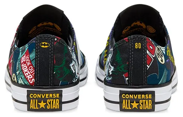 CONVERSE X Batman 80th Anniversary Joker Chuck Taylor All Star Low Top Sneakers - Whiteblack