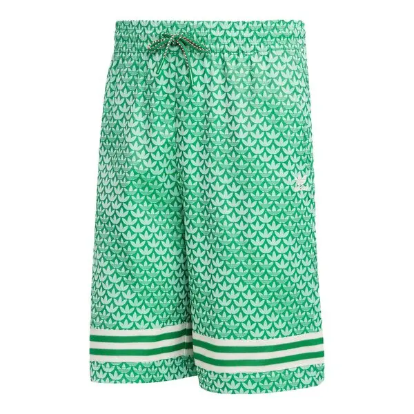 Adidas Originals Ss23 Adicolor 70s Logo Short - Green/multi-color
