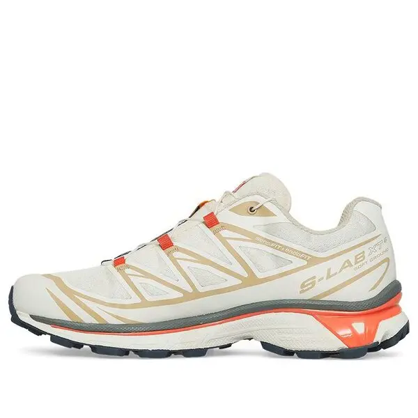 SALOMON Xt-6 'sand Red Orange' Sneakers - White/orange