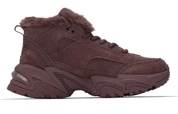 Sketchers Stamina V2 High Top Sneakers - Wine Red