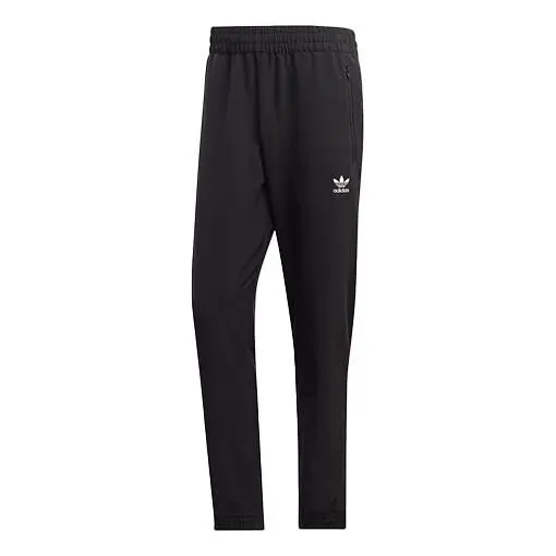 Adidas Originals Zipper Pocket Athleisure Casual Sports Pants - Black