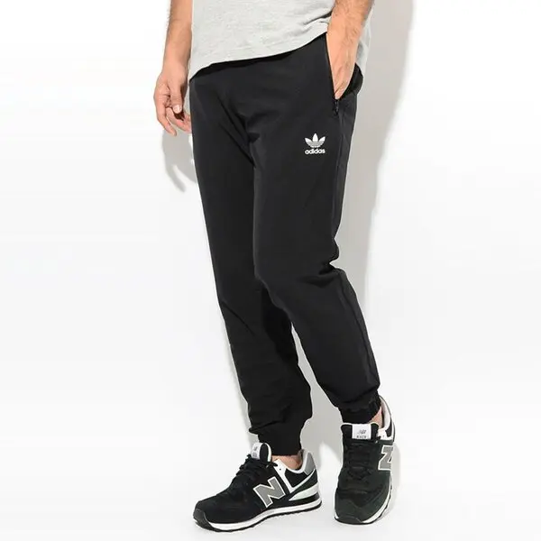 Adidas Originals Zipper Pocket Athleisure Casual Sports Pants - Black