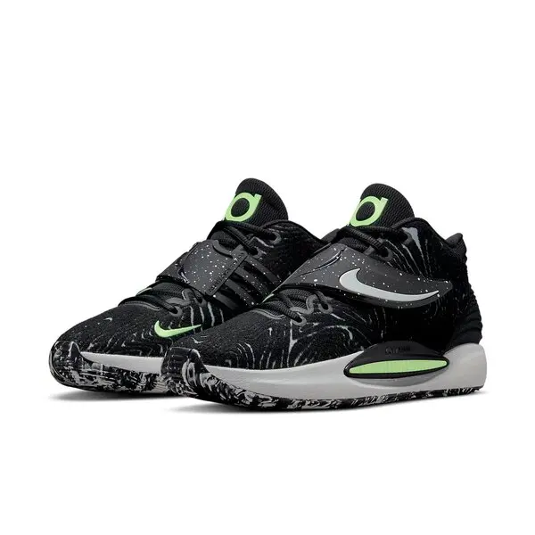 Nike Kd Basketball Sneakers - Black/white/green