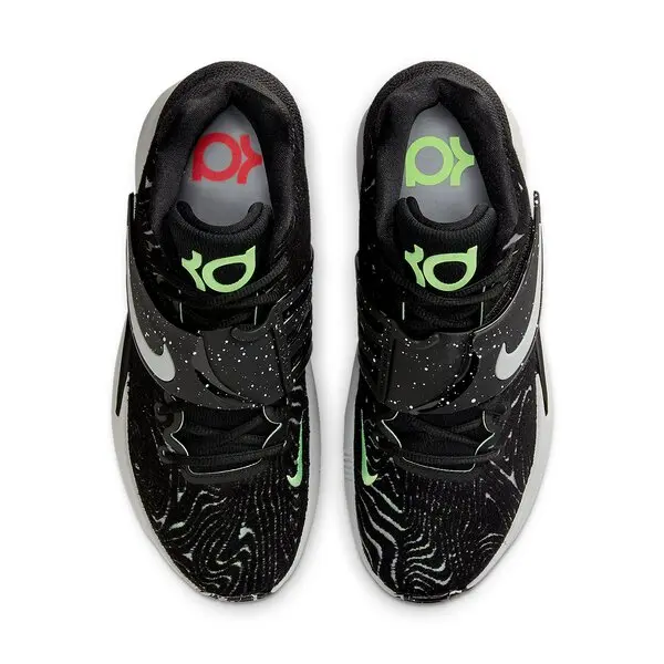 Nike Kd Basketball Sneakers - Black/white/green