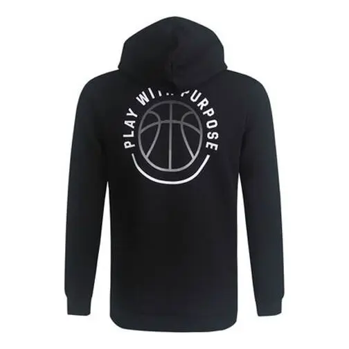 Adidas Neo Casual Basketball Pullover Hoodie - Black
