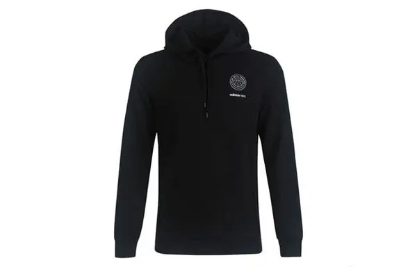 Adidas Neo Casual Basketball Pullover Hoodie - Black