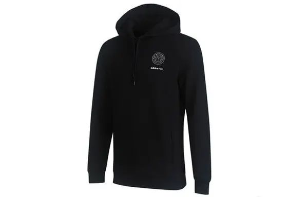 Adidas Neo Casual Basketball Pullover Hoodie - Black