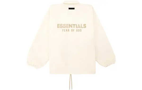 Fear Of God Fw23 Coaches Jacket - Cloud Dancer