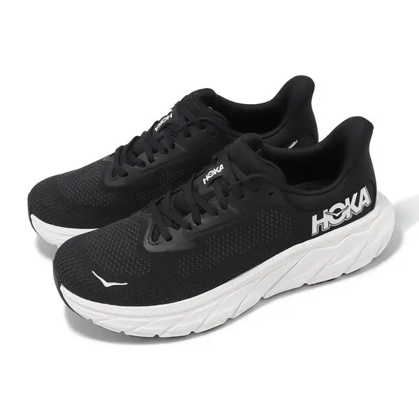 Hoka One One Arahi Wide Athletic Sneakers - Black/white