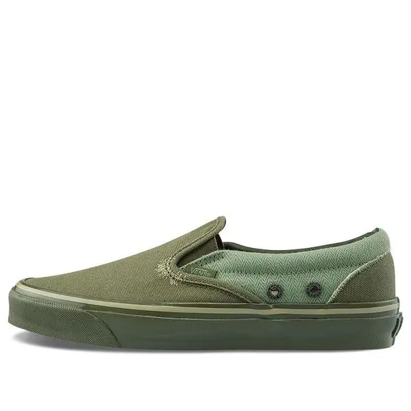 VANS Nigel Cabourn X Og Classic Slip-on Lx 'usmc Army Mix - Green