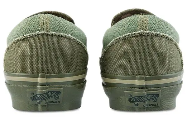 VANS Nigel Cabourn X Og Classic Slip-on Lx 'usmc Army Mix - Green