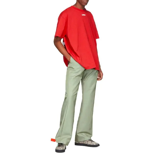 Off-White Ss20 Airport Tape Print For - Red