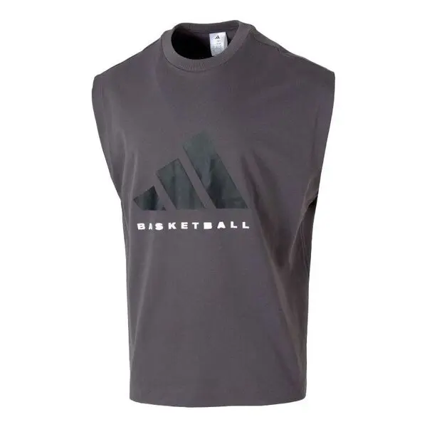 Adidas Basketball Vest - Dark Grey/black