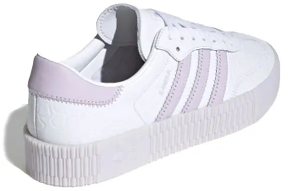 Adidas Sambarose Floral Pattern Sneakers - White