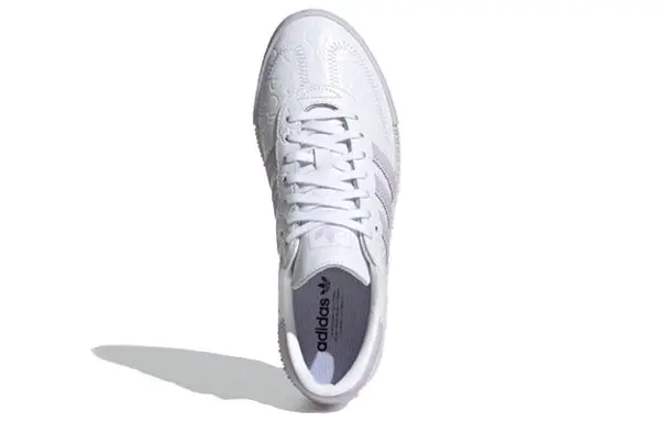 Adidas Sambarose Floral Pattern Sneakers - White