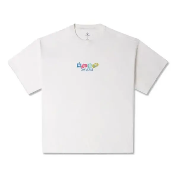 CONVERSE Elevated Grow Together Graphic Tee Asia Sizing - Egret