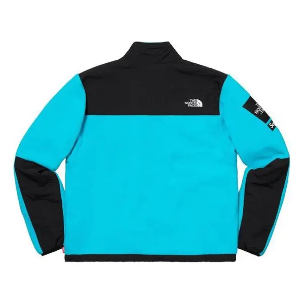 Supreme X The North Face Arc Logo Denali Fleece Jacket - Black/blue