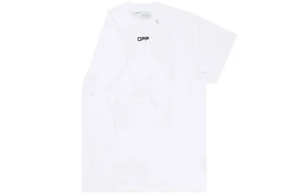 Off-White Ss20 Arrows Sketch Short Sleeve Loose T-shirt
