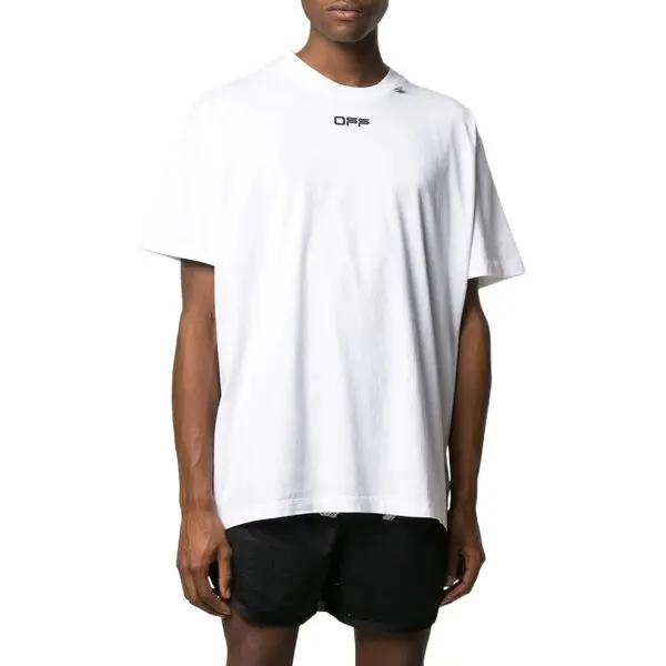Off-White Ss20 Arrows Sketch Short Sleeve Loose T-shirt