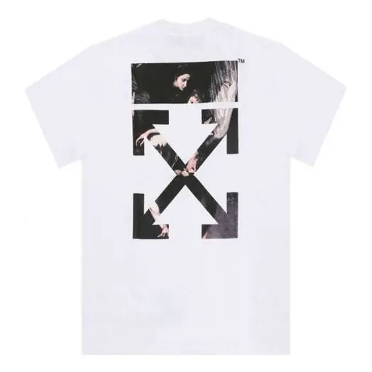 Off-White Ss20 Arrows Sketch Short Sleeve Loose T-shirt - White