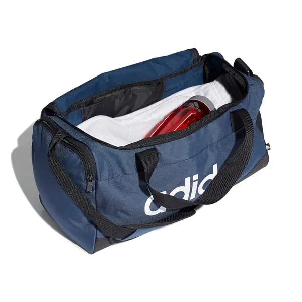 Adidas Essentials Logo Duffel Bag Extra Small 'teal Black