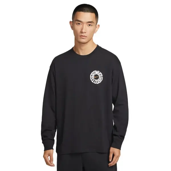 Nike Essential Long-sleeve T-shirt 'grow Your Roots - Black