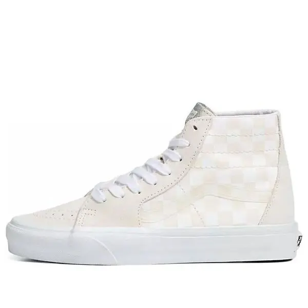VANS Sk8-hi Tapered Crystal Sidestripe Sneakers - White Checkerboard