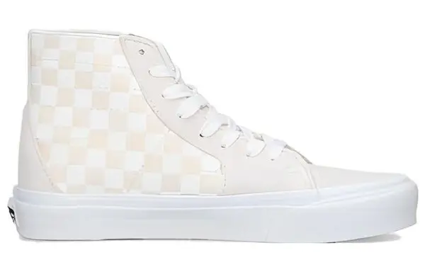 VANS Sk8-hi Tapered Crystal Sidestripe Sneakers - White Checkerboard