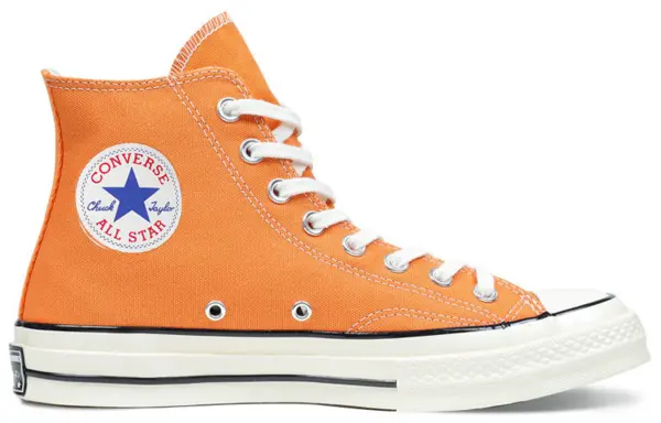 CONVERSE Chuck 70 Vintage Canvas Hi Top Sneakers - Orange