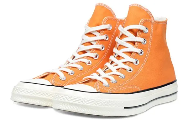 CONVERSE Chuck 70 Vintage Canvas Hi Top Sneakers - Orange