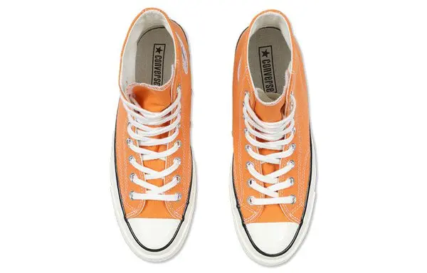 CONVERSE Chuck 70 Vintage Canvas Hi Top Sneakers - Orange