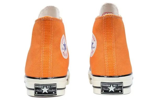 CONVERSE Chuck 70 Vintage Canvas Hi Top Sneakers - Orange